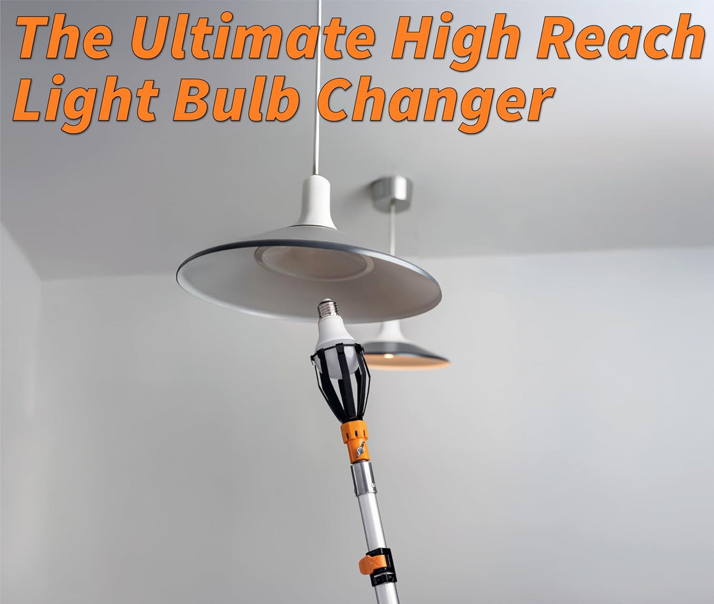 Telescopic Light Bulb Changer for High Ceilings