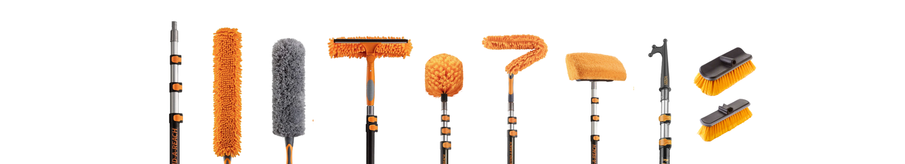 Extend-A-Reach Dusting Kits, Extension Poles and Attachments