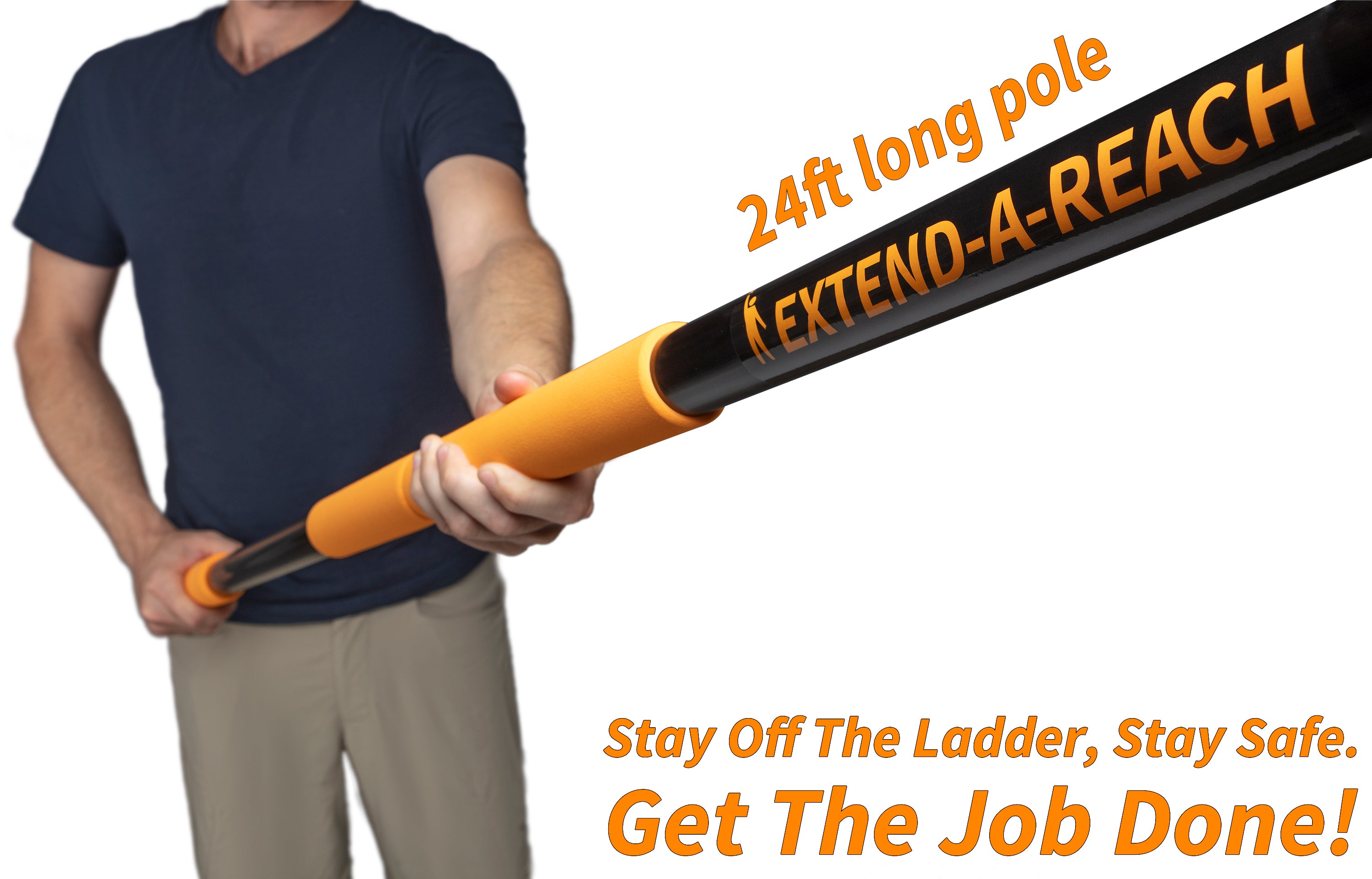 Exterior House Cleaning Brush Set with Extension Pole -The Ultimate Ex