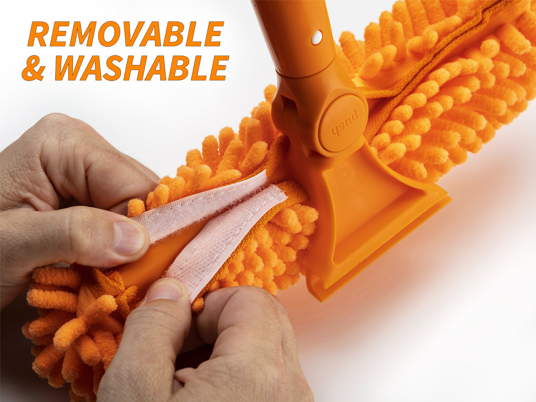 Window Washing Squeegee Kit with 30 ft Telescopic Extension Pole